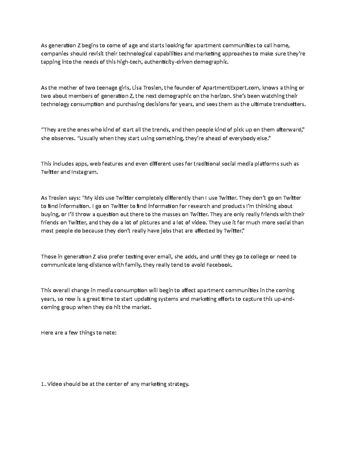 Gen Z - Grade: B+ - As generation Z begins to come of age and starts ...