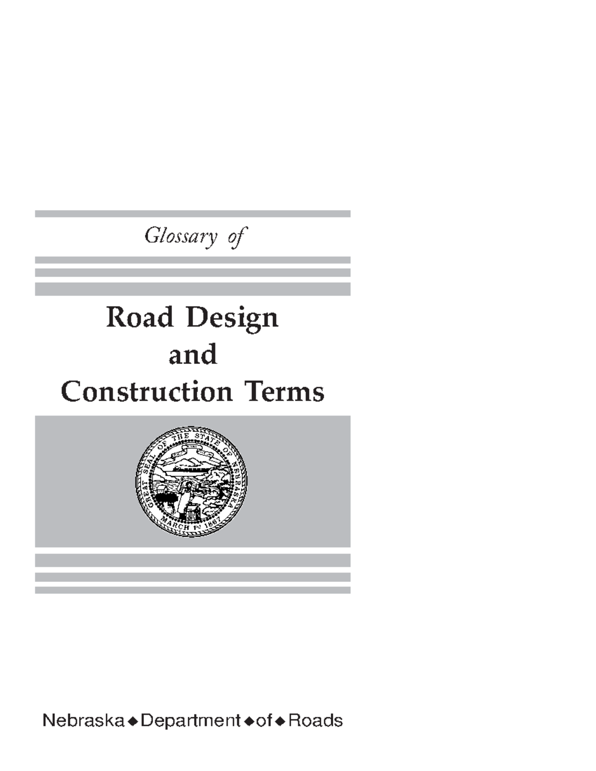 Road Design and Construction Terms - Glossary of Road Design and ...