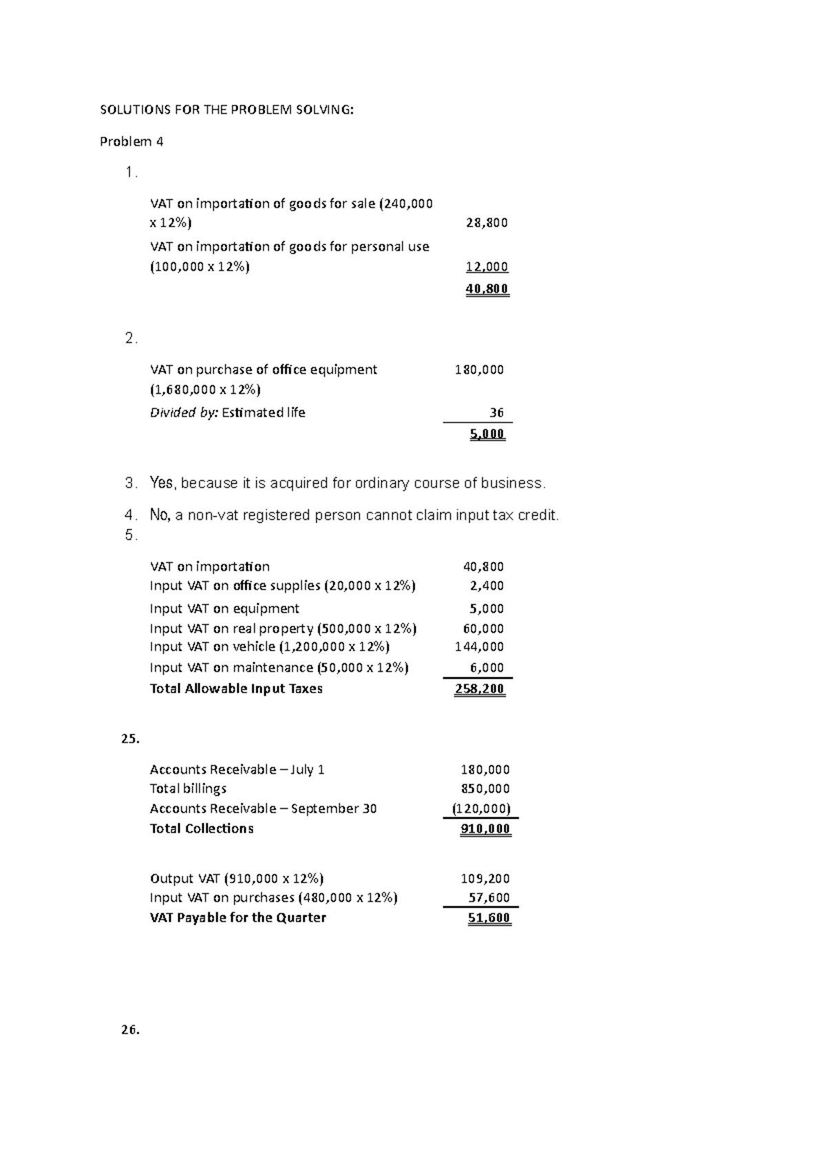 Business and transfer taxation - SOLUTIONS FOR THE PROBLEM SOLVING ...