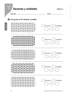 Control y evaluacion santillana matematicas 2 primaria - Primaria Control y evaluación ...