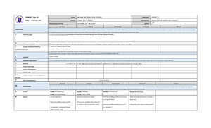 Week 1 - MIL - GRADES 1 to 12 DAILY LESSON LOG School: MELALE NATIONAL ...