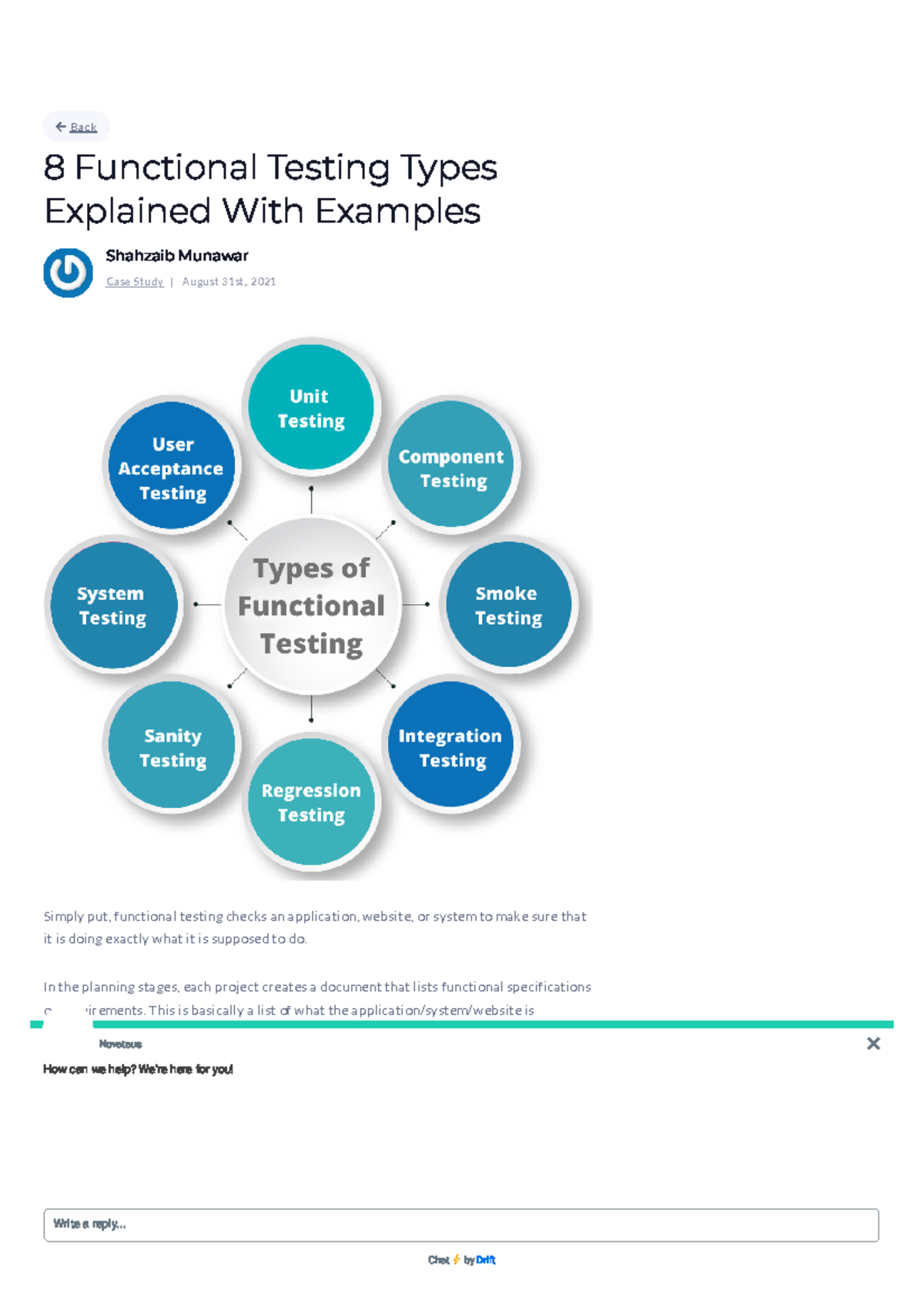 8 Functional Testing Types Explained With Examples Back 8 Functional