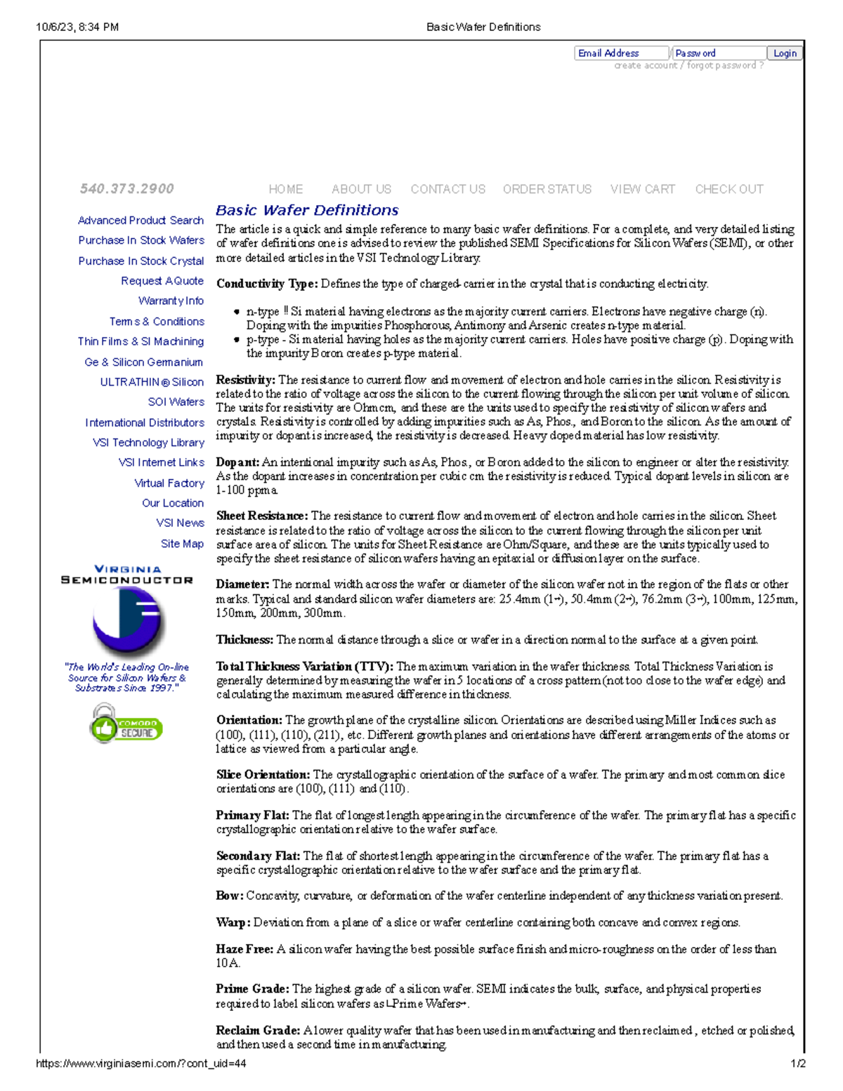 Basic Wafer Definitions - 10/6/23, 8:34 PM Basic Wafer Definitions ...