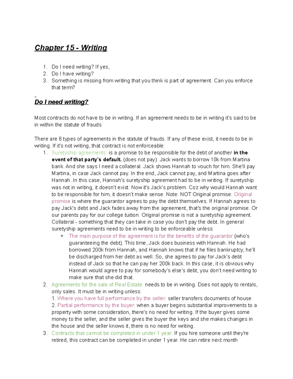 Bsl 212 ch 15 - Bsl 212 ch 15 - Chapter 15 - Writing Do I need writing ...