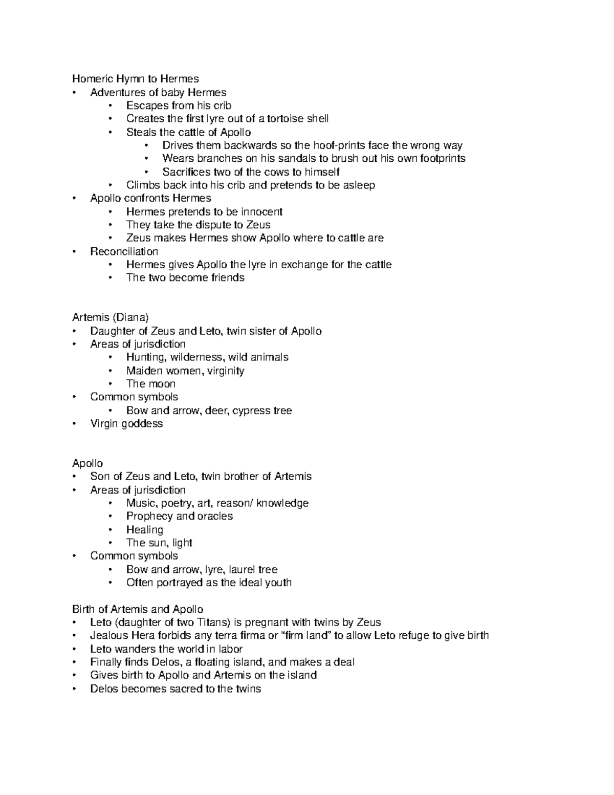 The Last Olympians 2:9 - Homeric Hymn to Hermes • Adventures of baby ...