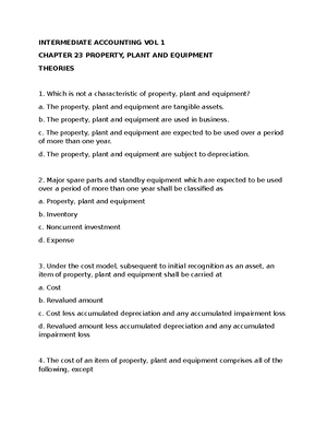Balance Sheet and Notes - Exercises - Statement of Financial Position ...