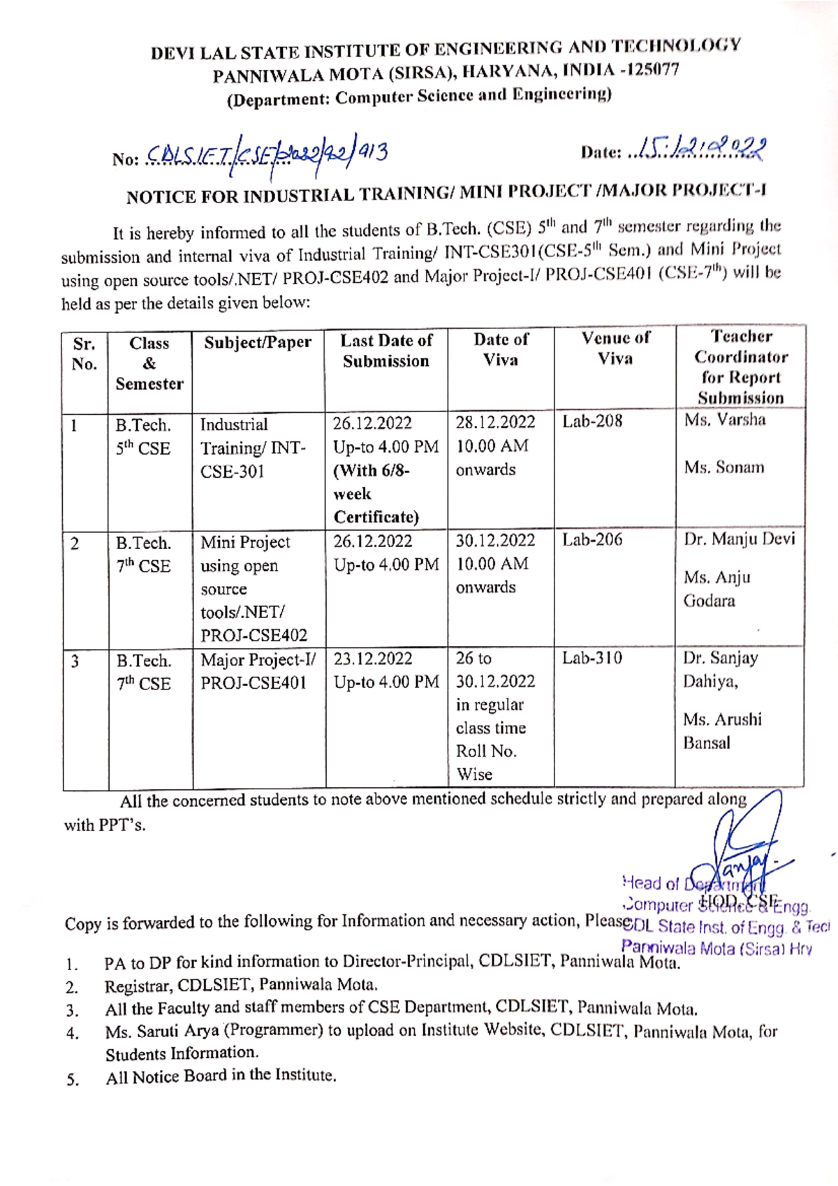 Mini project Major project-1 - B.Tech. - Studocu