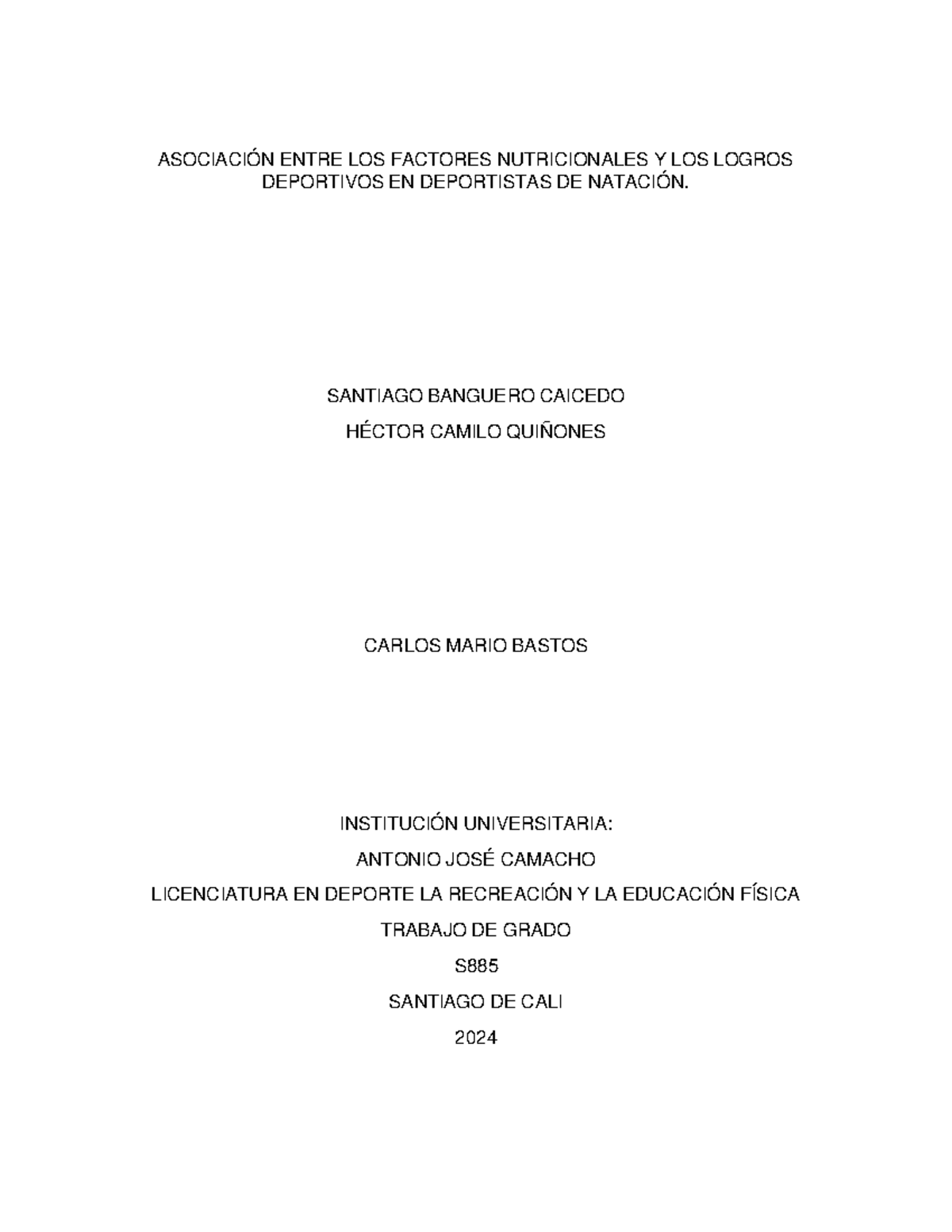 E2 Idea de investigacion santiago y hector - ASOCIACIÓN ENTRE LOS ...