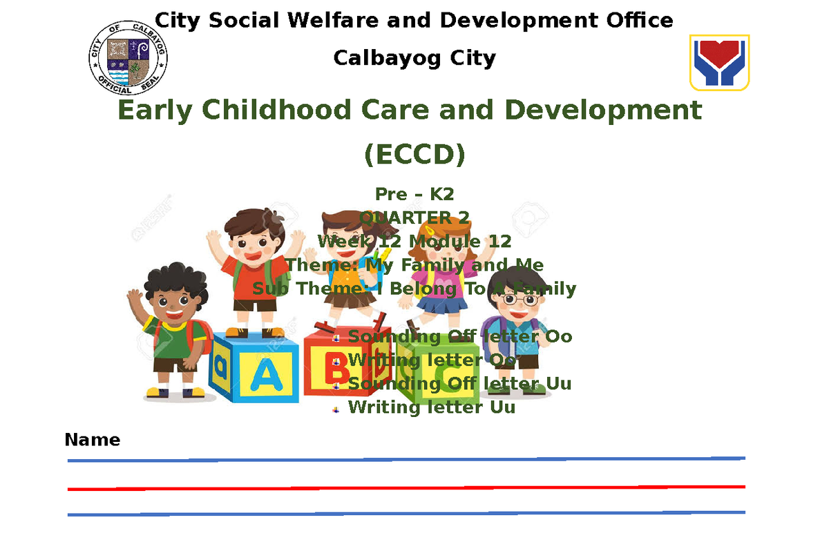 WEEK 12 - ACTIVITY FOR WEEK 12 - City Social Welfare and Development ...