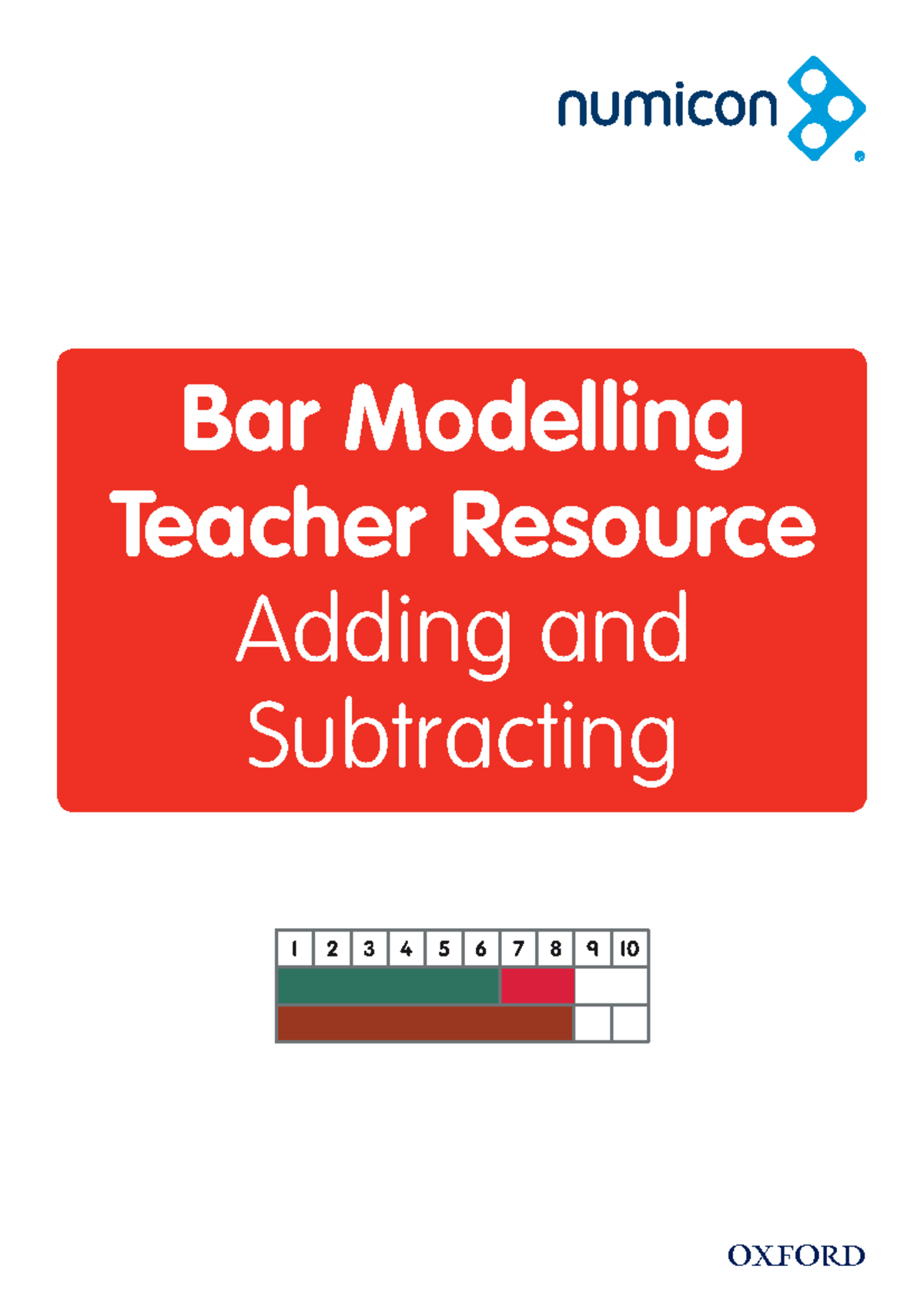 Numicon Bar Modelling Add Subtract - Bar Modelling Teacher Resource ...