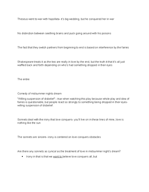 ENG 121 Short Assignment - The theatre in Shakespeare’s world was ...