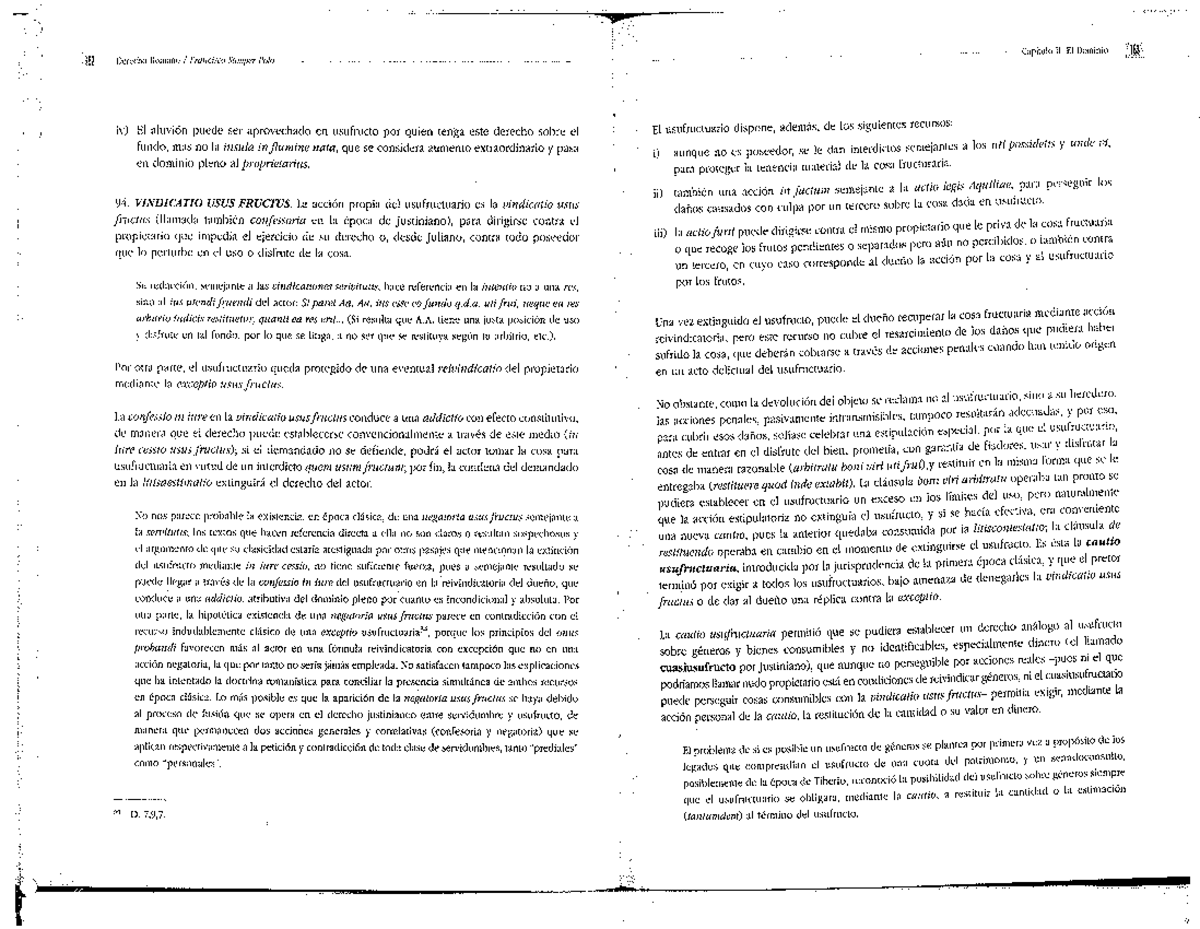 Derecho romano francisco samper polo parte ii - Derecho Romano I - Studocu