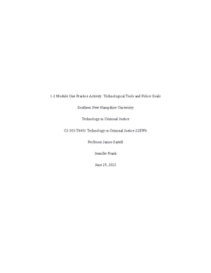 CJ 305 Module Four Assignment Template - CJ 305 Module Four Assignment ...