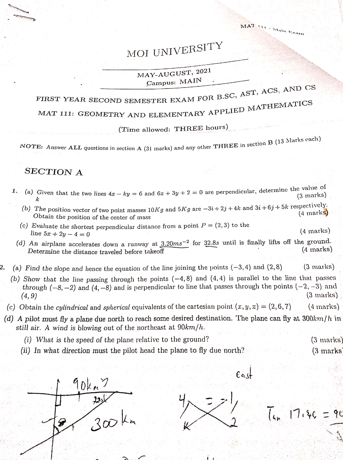Sma 121 Geometry And Applied Mathematics Geometry And Elementary