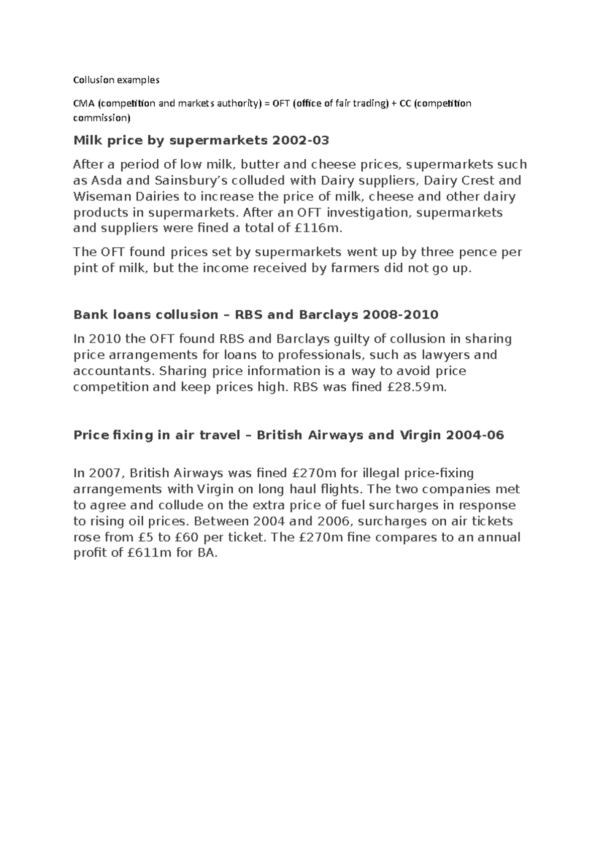 Collusions - asfg asfgs\dgfsdg\dgs\dgsfhthyteah - Economics - Collusion ...