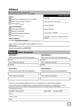 Caseoutline - Complete Assessment - Outline of Case Document (Interim ...