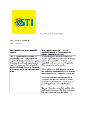 06 homework-1-quality - QUALITY SERVICE MANAGEMENT IN TOURISM AND ...