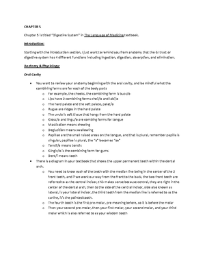 Chapter 1 - The Language of Medicine - Need to know terms: 1. Adenitis ...