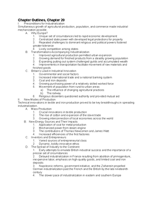 History (Continued) - Lecture notes from the semester - History ...