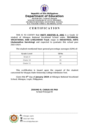 CWTS- Intro - CWTS, or Civic Welfare Training Service, is one of the ...