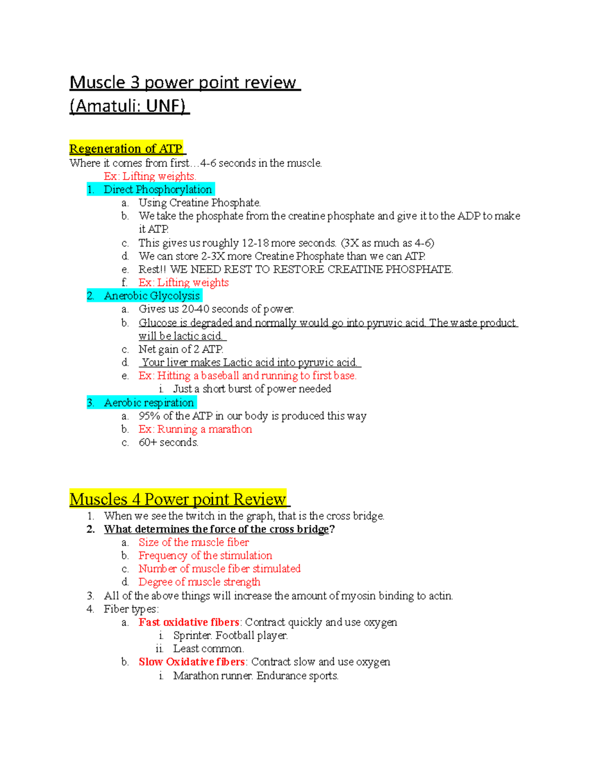SI Muscles part 3 and 4 Review. - Muscle 3 power point review (Amatuli ...