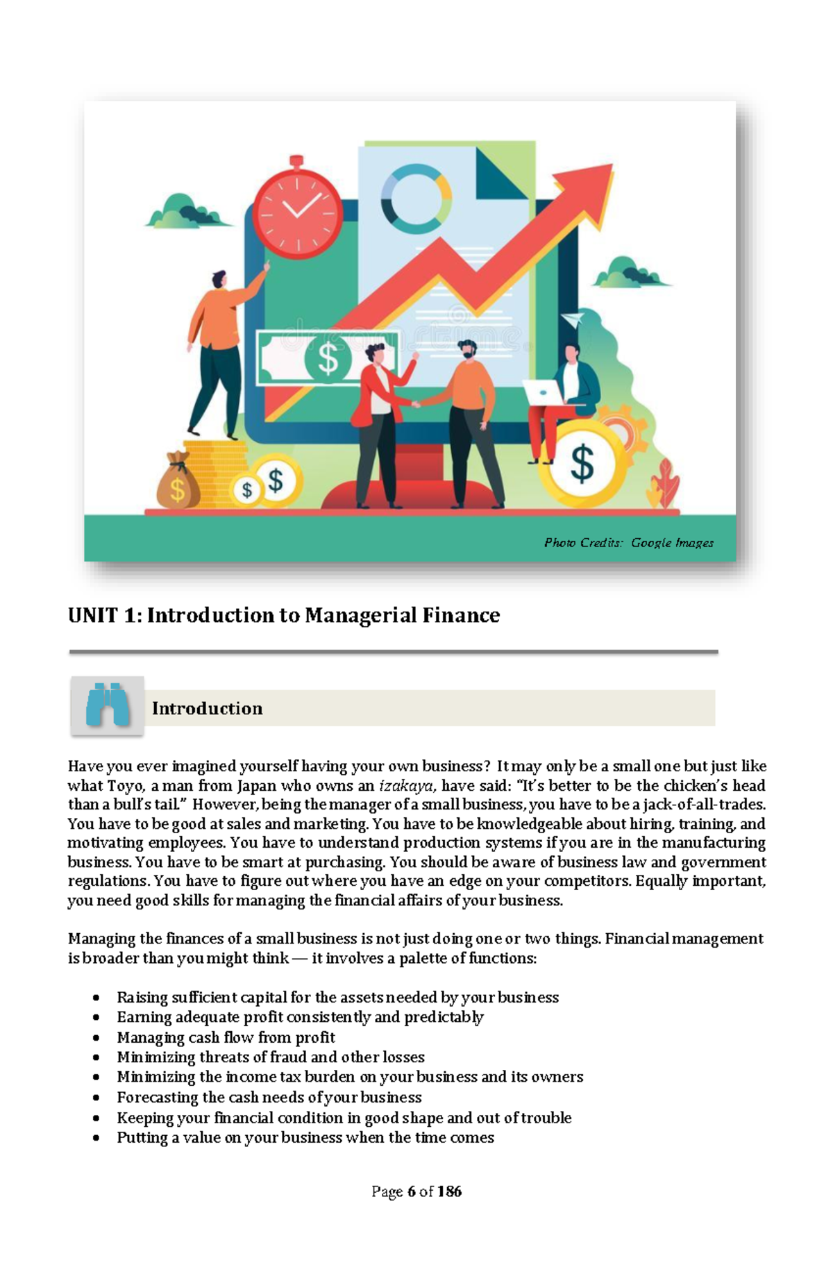 UNIT 1 Introduction to Managerial Finance - UNIT 1: Introduction to Managerial Finance ...