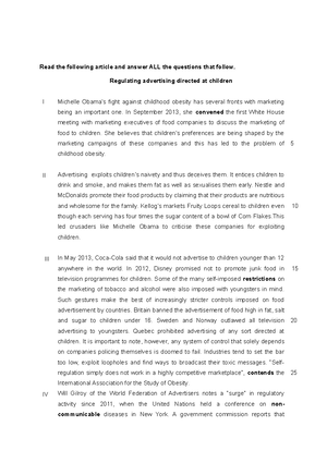 Checklist Blank Answer ELC 501 - ELC 501 WRITTEN ARTICLE ANALYSIS Use ...