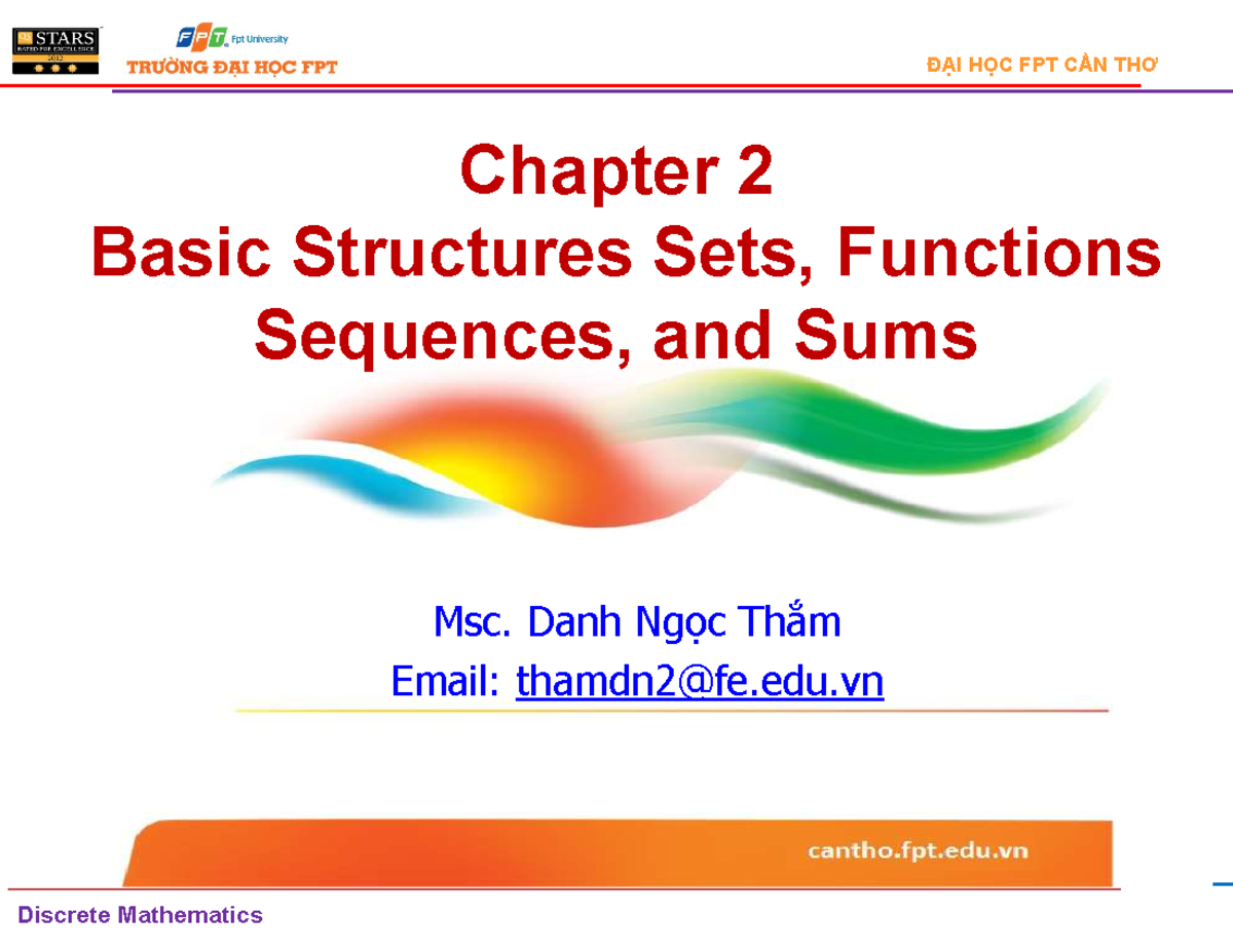 02-Basic Structures - hehe - Msc. Danh Ngọc Thắm Email: thamdn2@fe.edu ...