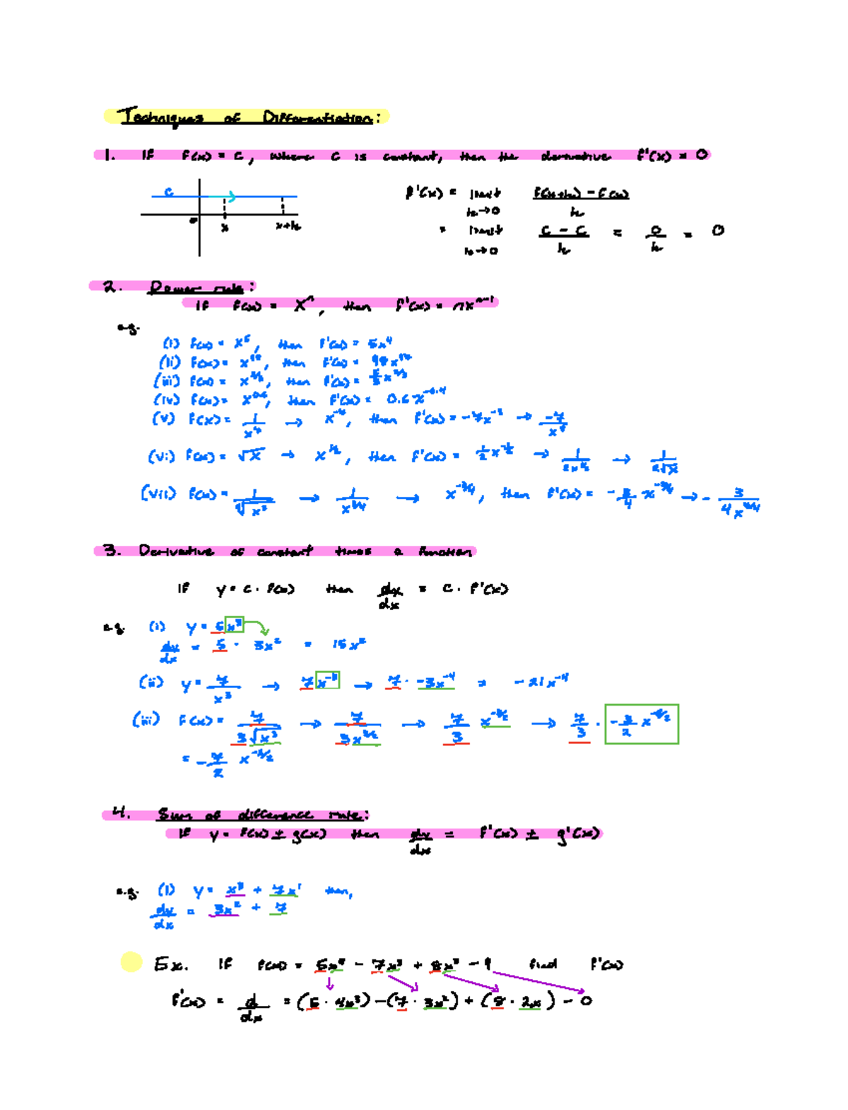 Lesson 3.3 Techniques of Differentiation - MAT 220 - Studocu