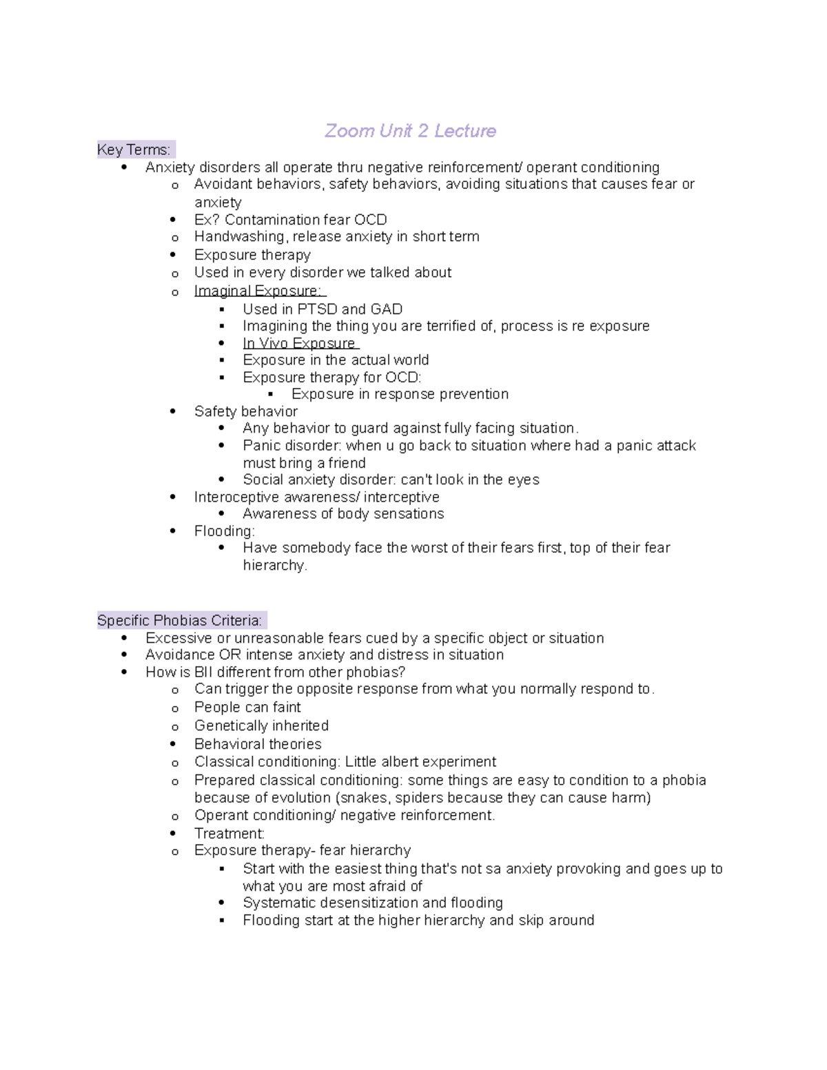 Clp unit 2 study guide - Lecture notes unit 2 notes - Zoom Unit 2 ...