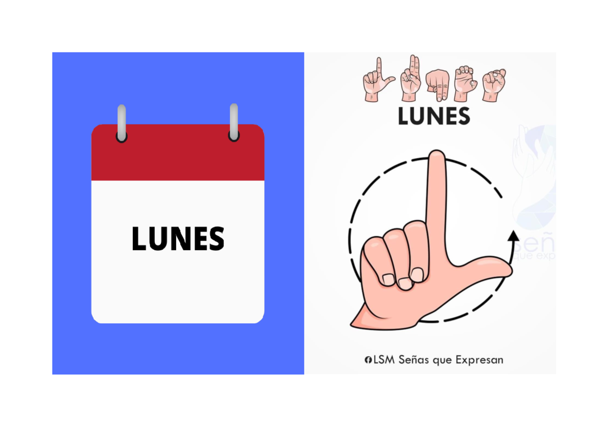 Tiempo lesho - introduccion al lengua de señas - LUNES LUNES en LSM ...