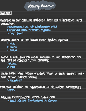 History Midterm Answers - HIST 1112 WORLD HISTORY II THE PROCESS AND ...