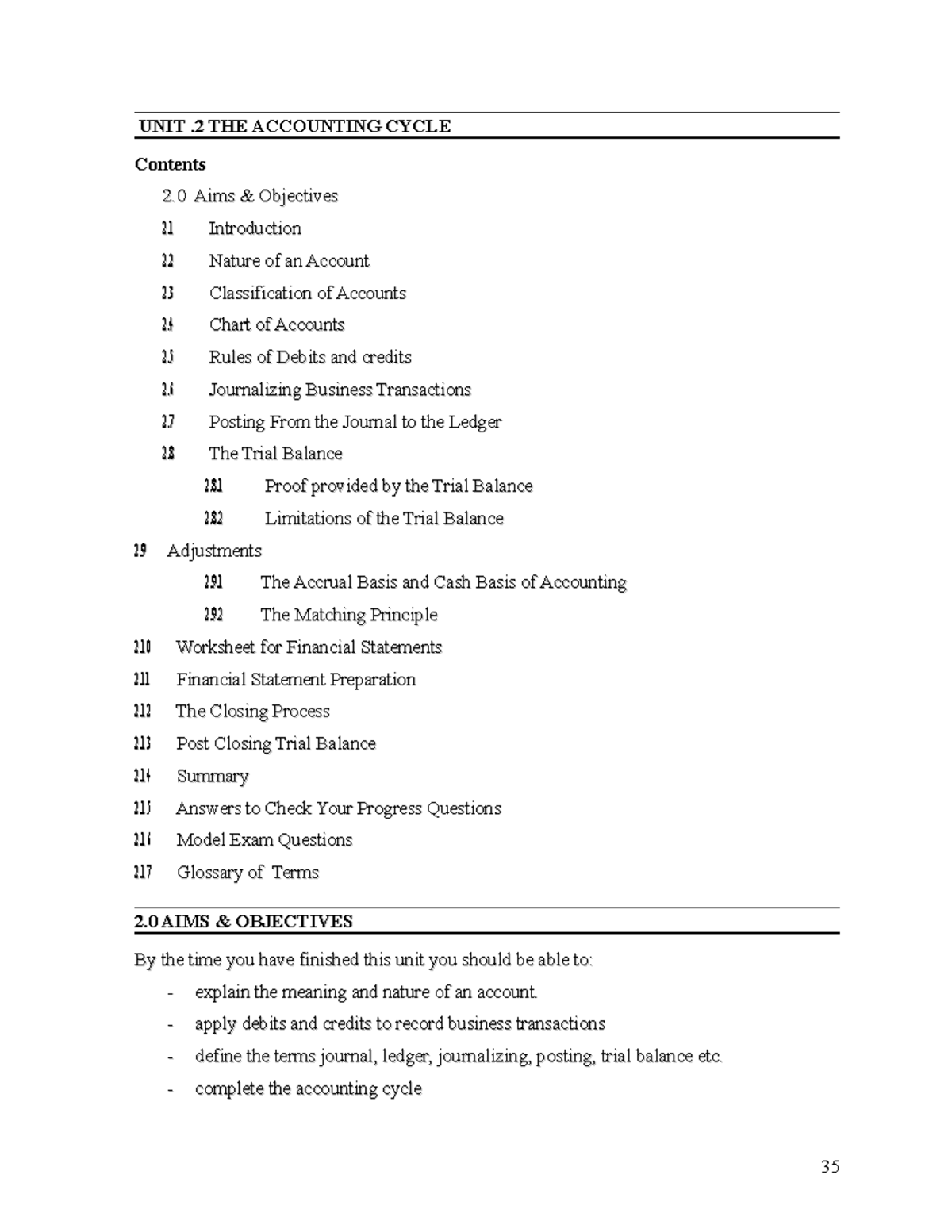 Final chapter 2 - PPt - UNIT .2 THE ACCOUNTING CYCLE UNIT .2 THE ...