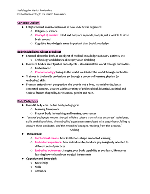 SOC 238 Foundational Concepts Notes Winter 23 - SOC 238 Foundational ...