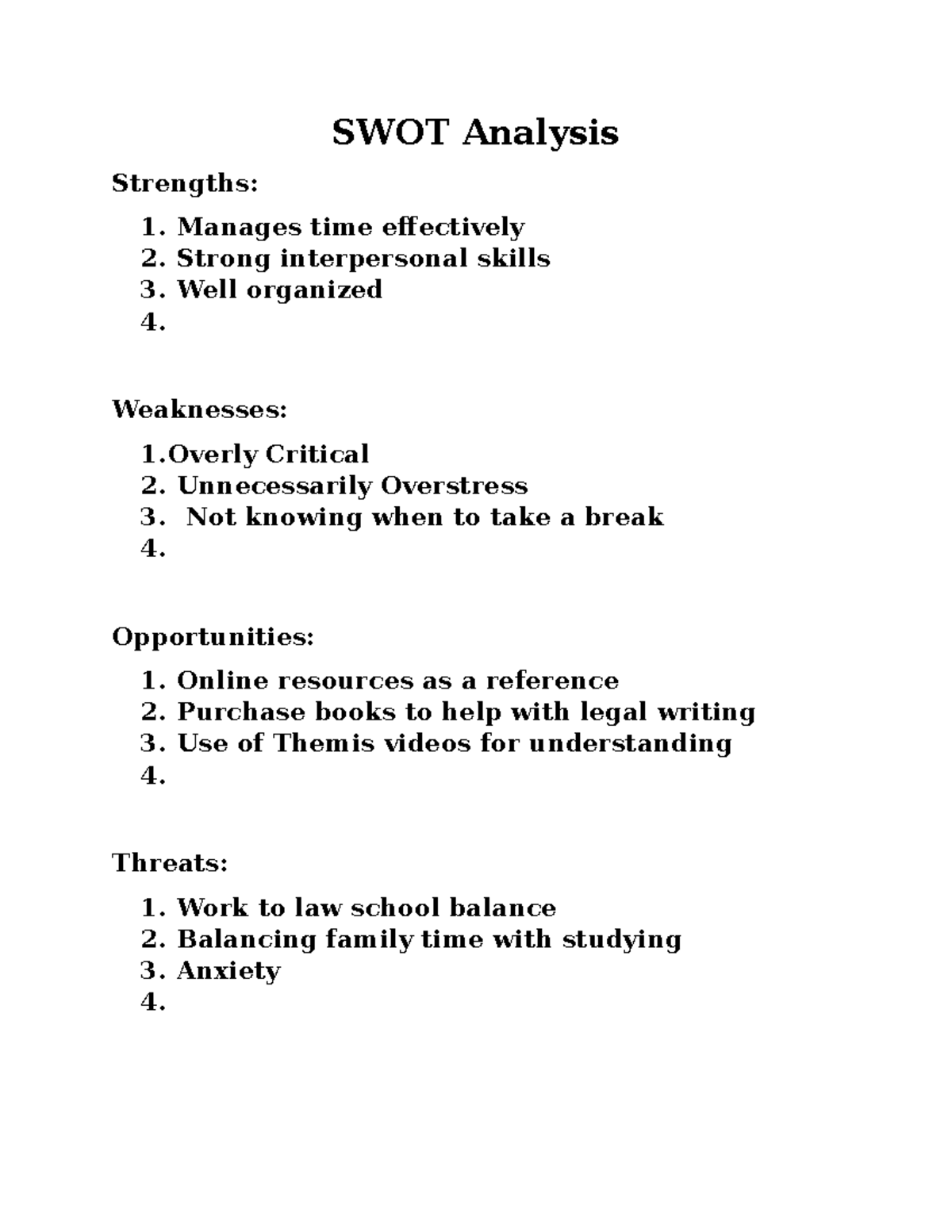 01 - SWOT Analysis and Goal Setting Worksheet - Fillable - SWOT ...