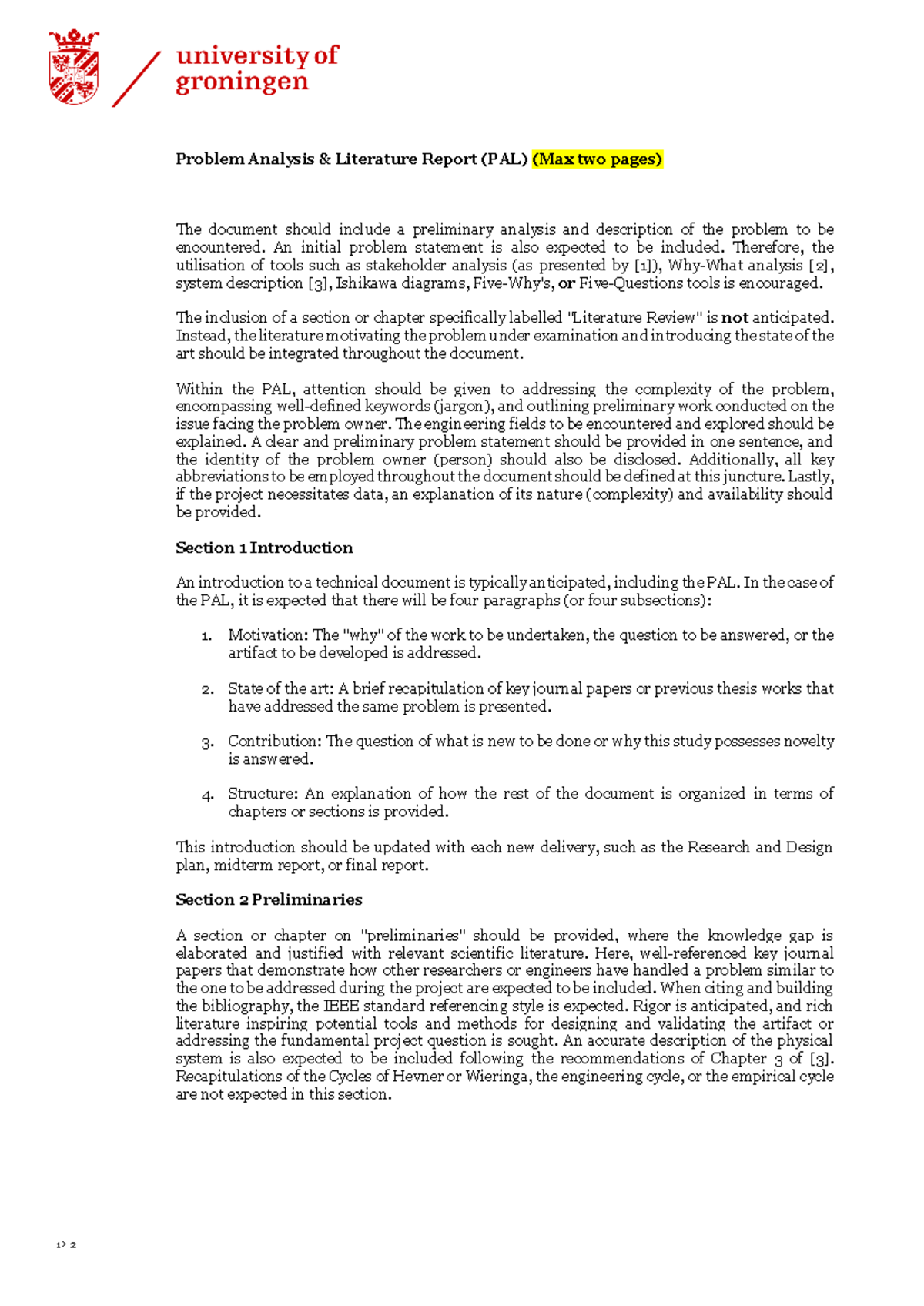 PAL Report guideline - Template for searching for papers - 1 › 2 ...