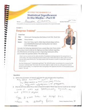 beyond the numbers - STA 296 - Studocu