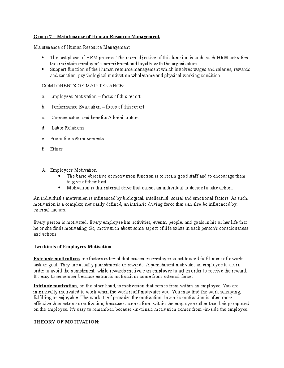 7 HRD- Handouts - Human Resource and Development and its relationship ...