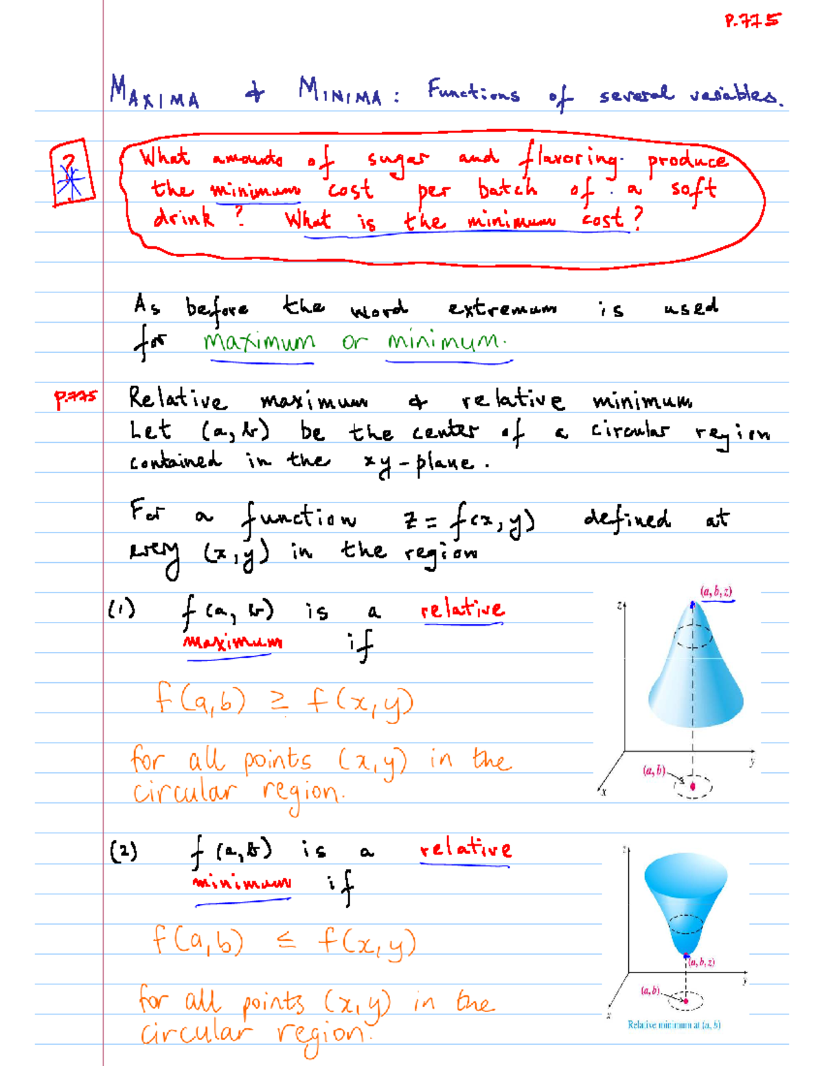 37 Maxima and minima - MATH130 - Studocu