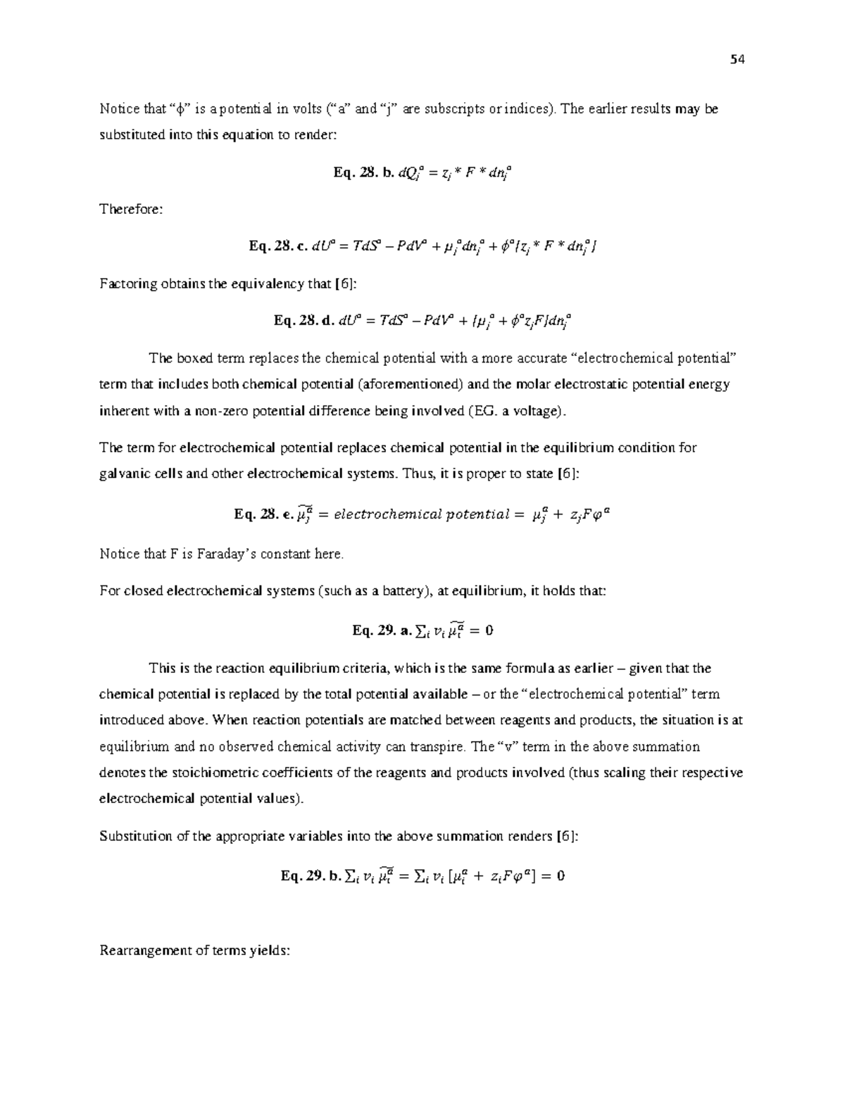 Chemistry - Galvanic Cell-11 - Notice that “φ” is a potential in volts ...