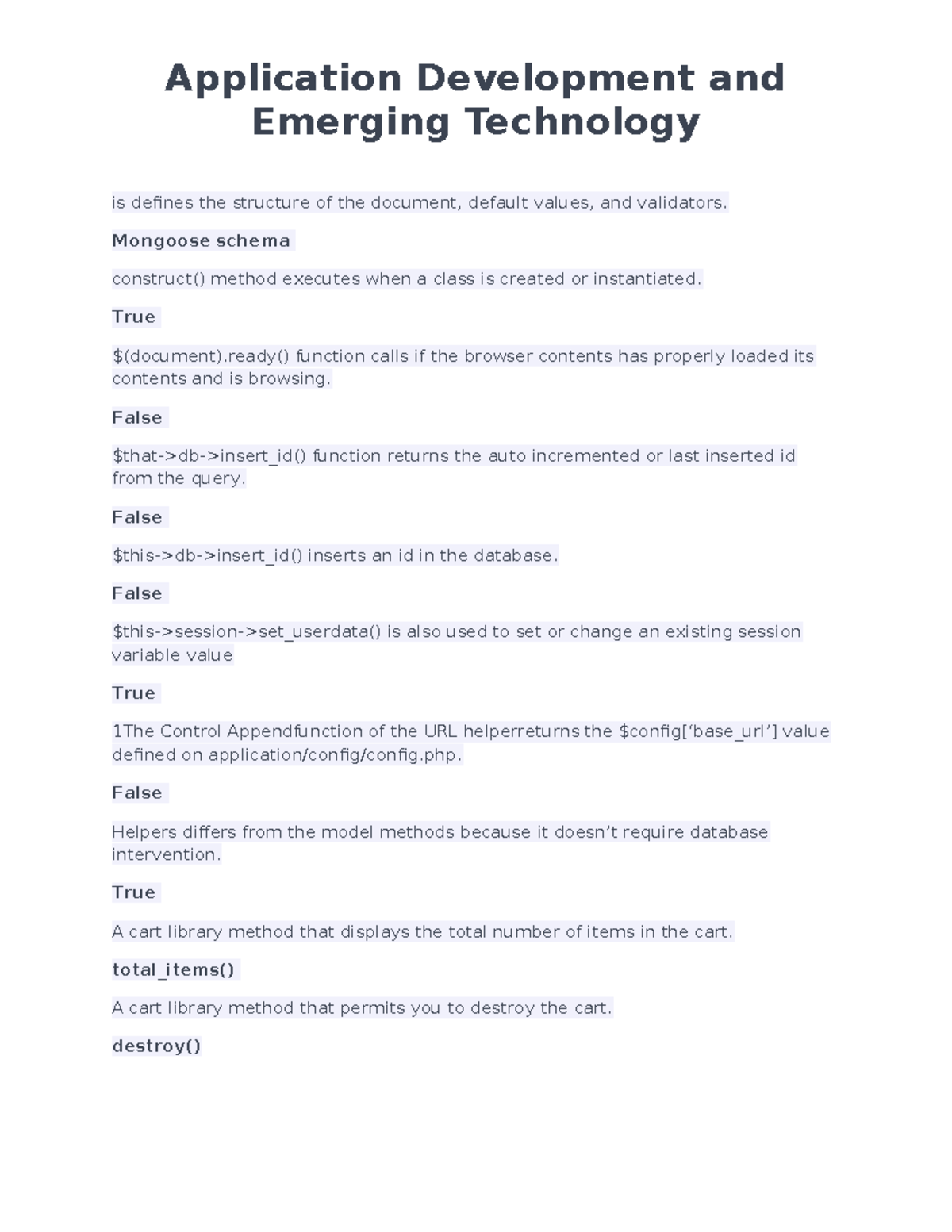 Application Development and Emerging Technology Reviewer - Emerging ...