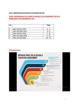 Investment Incentives extra Tutorial - INVESTMENT INCENTIVES QUESTION 1 ...