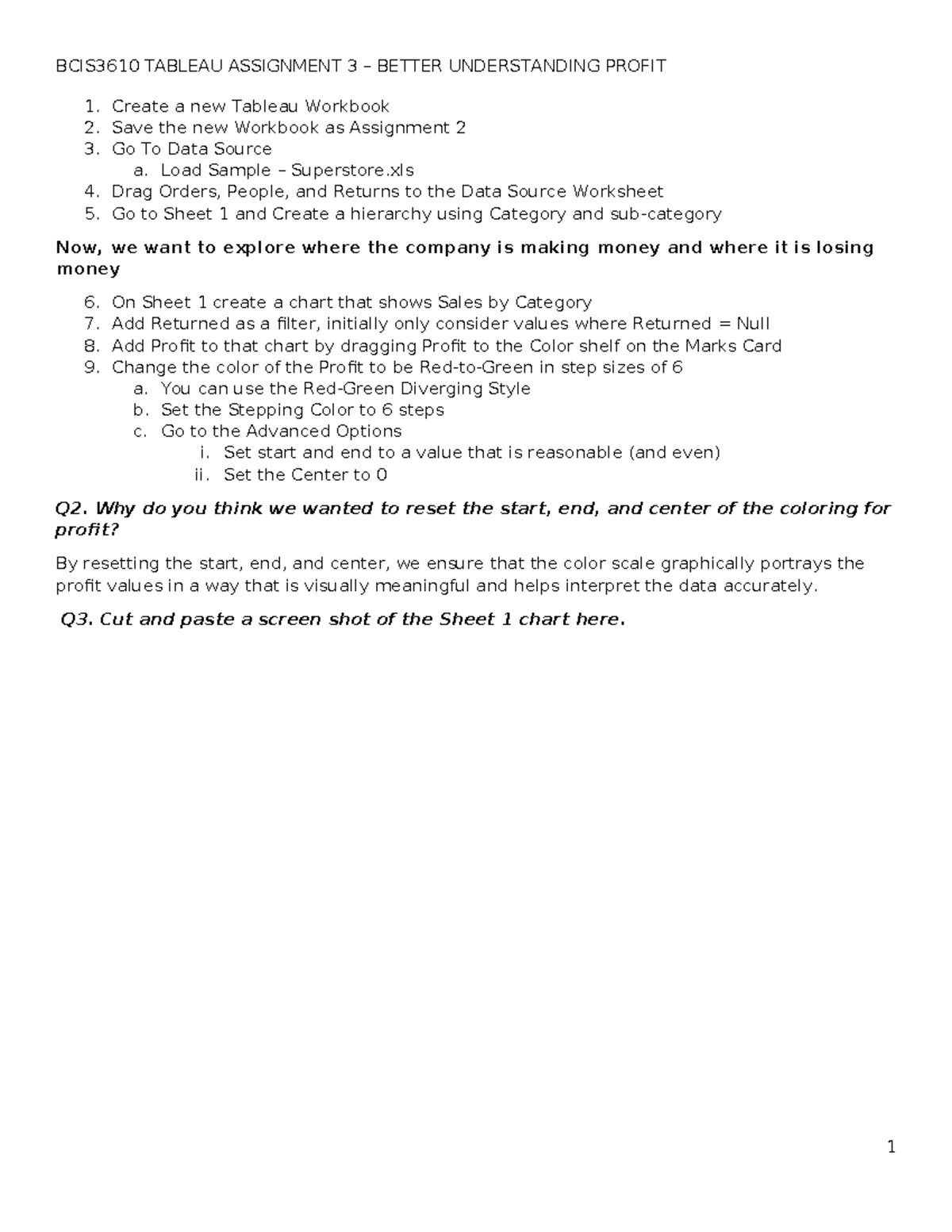 Tableau Project 3 Better Understanding Profit - Create a new Tableau ...