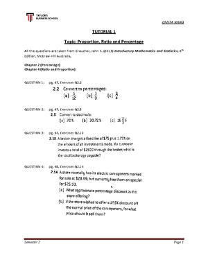 Tutorial Chapter 1 Marketting - MKG (BM012-3-1) Tutorial/Exercise Page ...