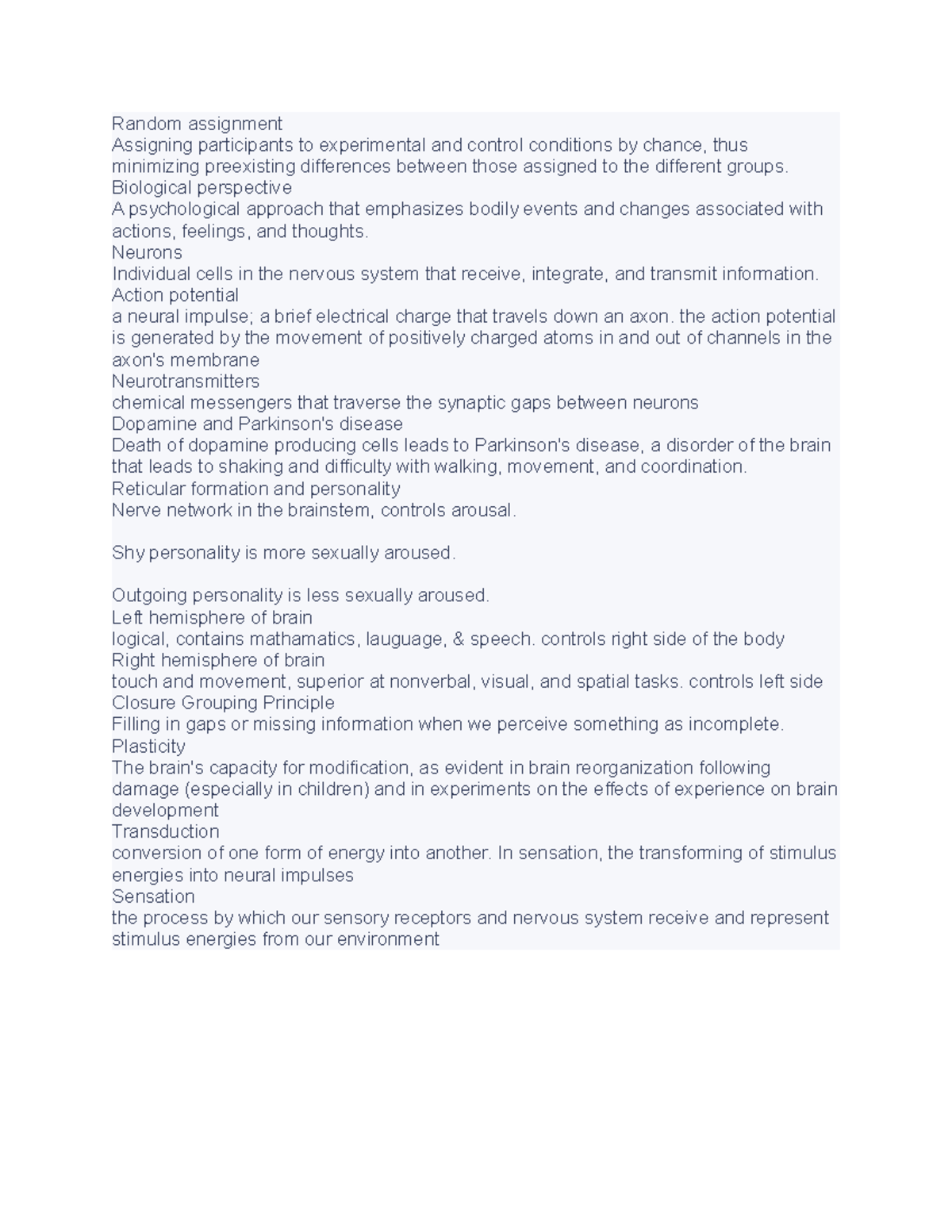 Doc 20 - practice - Random assignment Assigning participants to ...