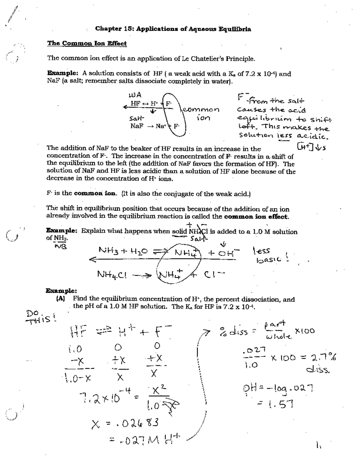 Buffer notes from wednesday march 20 - Chapter 15: Applications of ...