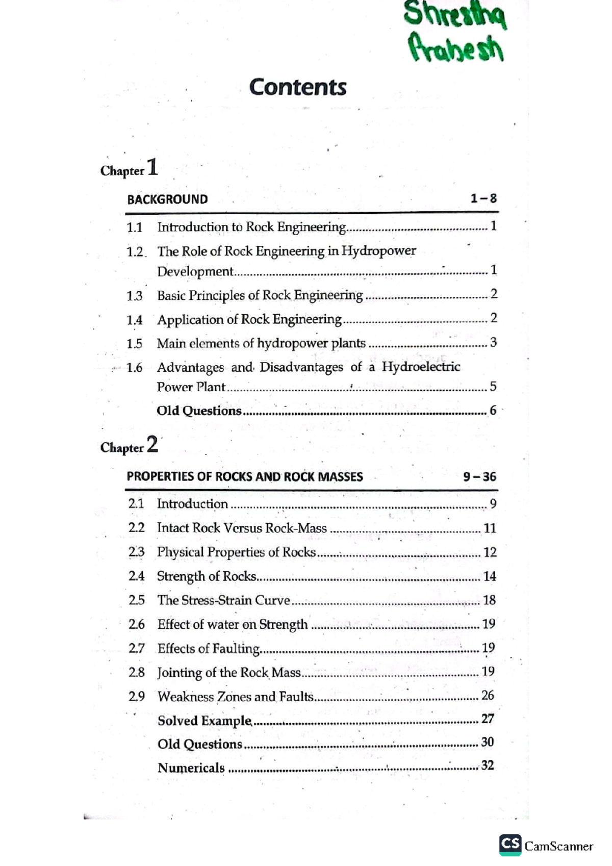 Rock - Civil engineering - TU - Studocu