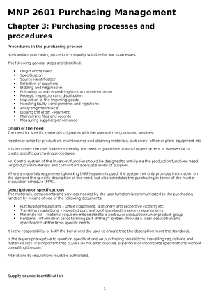 MNP2601 Study guide - MNP2601 - Unisa - Studocu