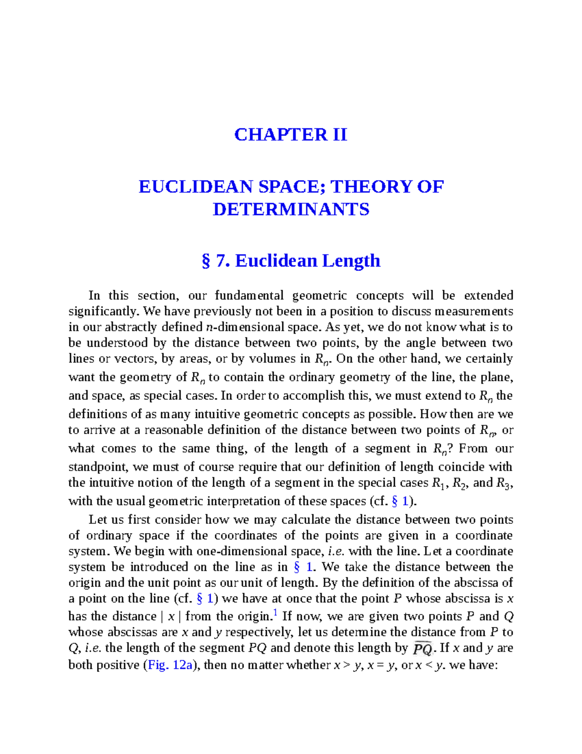 Matrix Theory 3 - 學習資源 - CHAPTER II EUCLIDEAN SPACE; THEORY OF ...