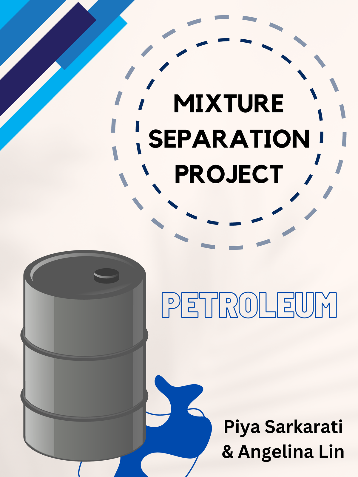 Mixture separation project - MIXTURE SEPARATION PROJECT Piya Sarkarati ...